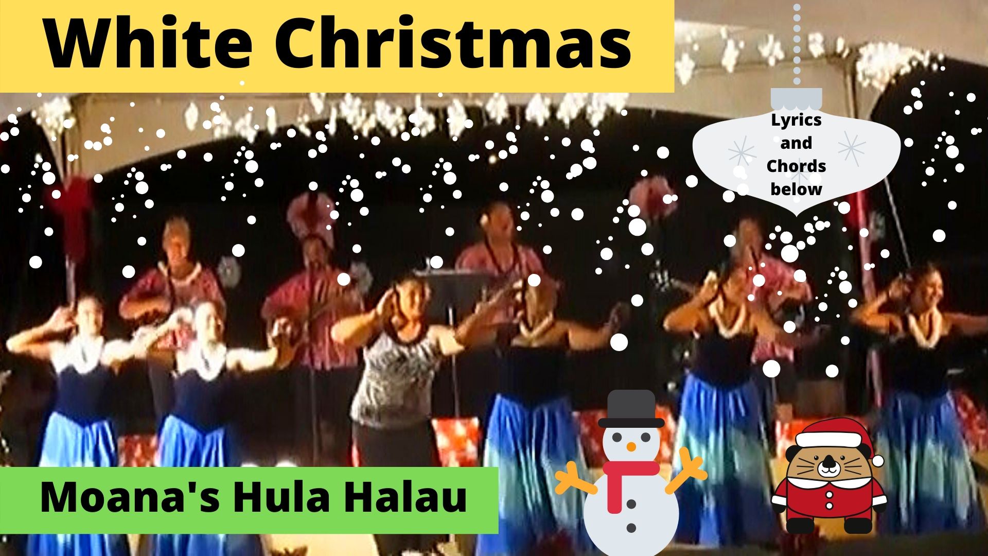 White Christmas - Hawaiian Hula Dance Videos